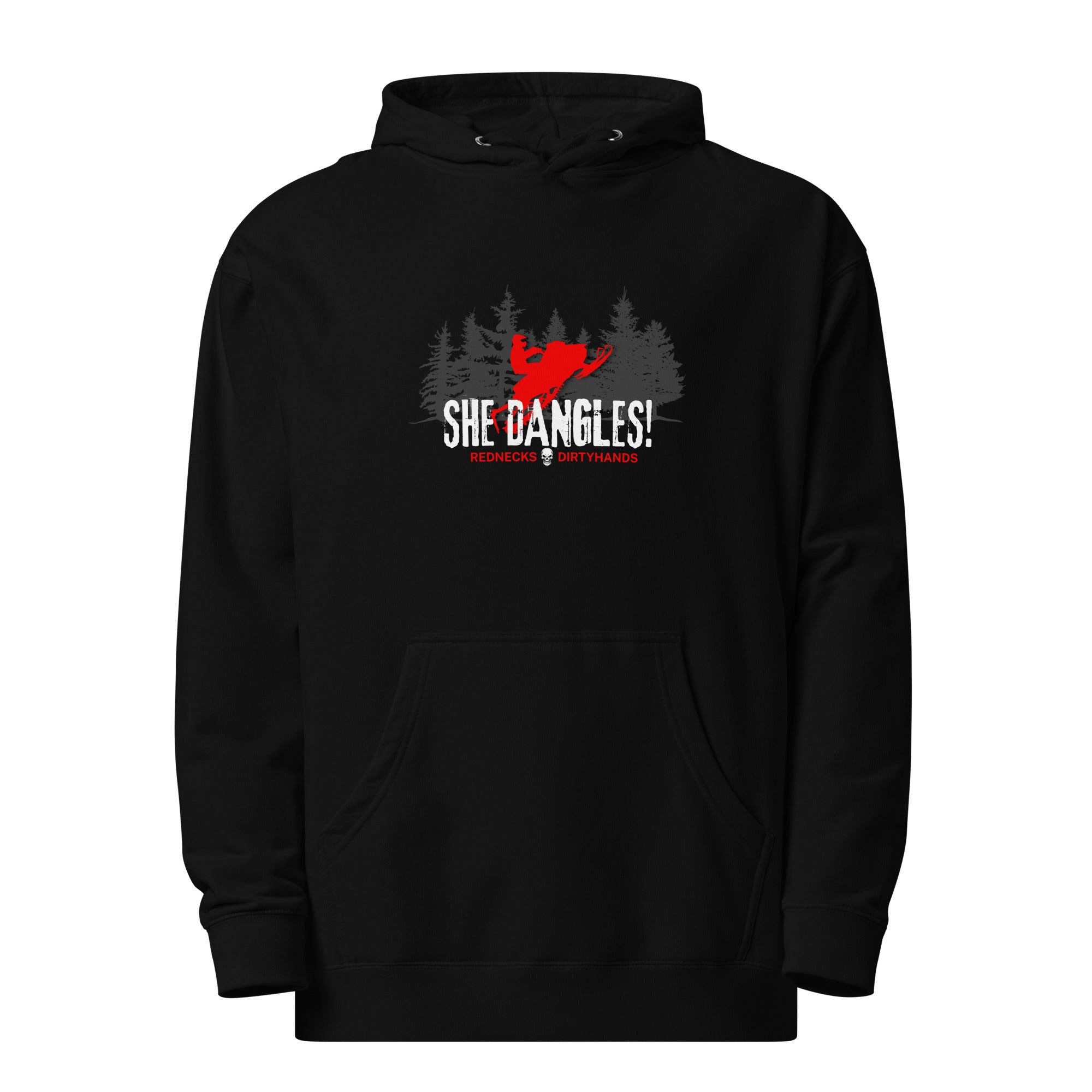 She Dangles Hoodie – Rednecks & Dirtyhands